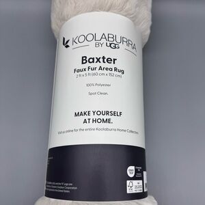 Koolaburra | Other | New Koolaburra By Ugg Faux Fur Birch Baxter Area ...